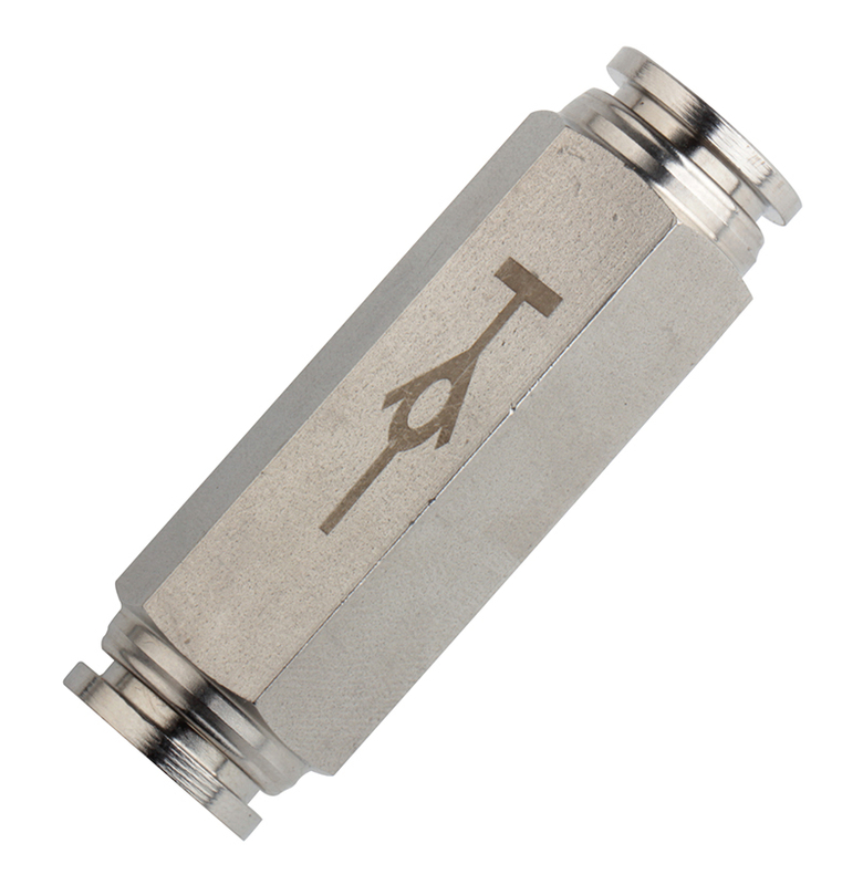 Stainless Steel SS316L Pneumatic Push to Connect Check Valve Fittings