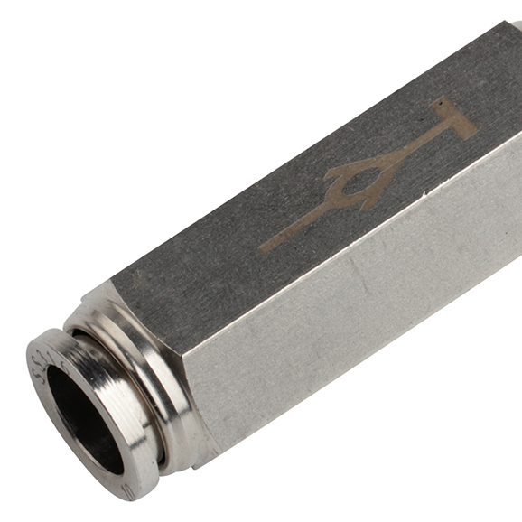 Stainless Steel SS316L Pneumatic Push to Connect Check Valve Fittings