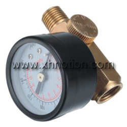 Miniature Air Regulator with Pressure Gauge